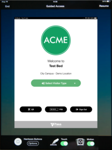 Can’t get out of the VPass App because “Guided Access” is enabled – VPass
