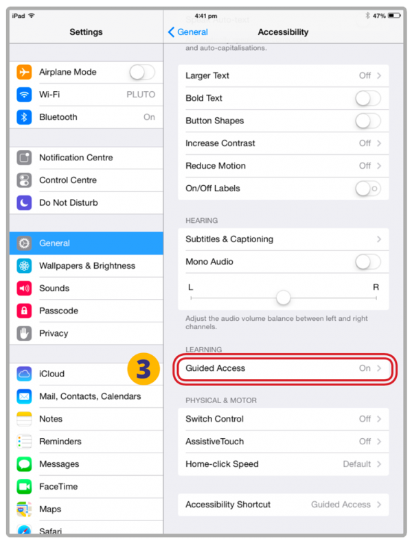 Setup Guided Access (iPad) - VPass