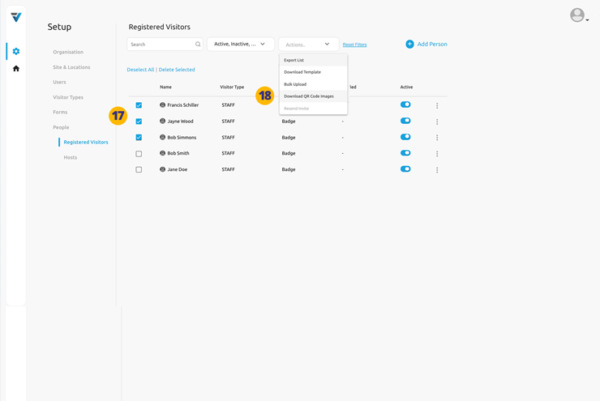 Create a Registered Visitor (Badge or PIN Sign In) - VPass