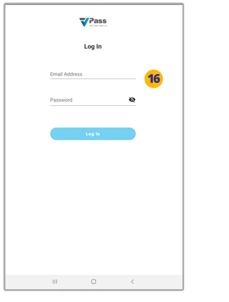 Printer Setup – Android Tablet – Wi-Fi – VPass